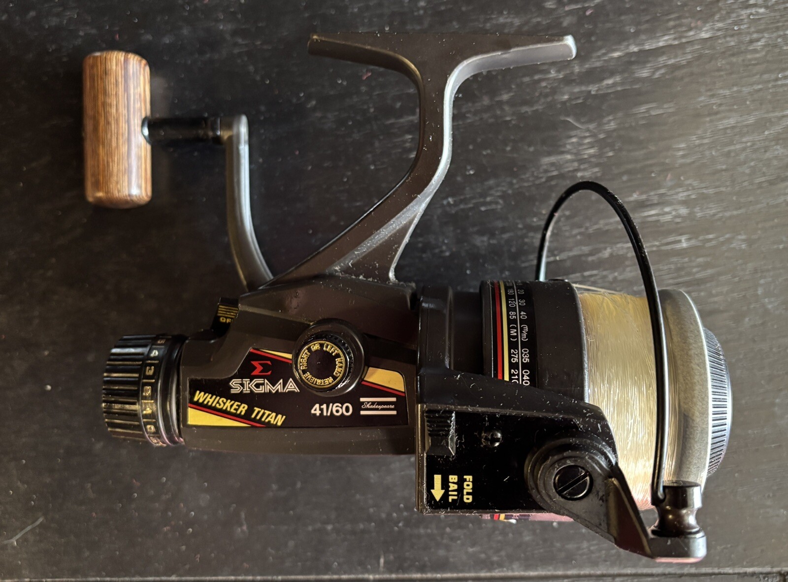 Sigma Shakespeare Whisker Titan 41/60 Spinning Reel (New, In Original ...