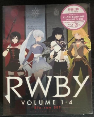 RWBY First Limited Edition BRU-RAY First Edition 9-Disc BOX Set New ...