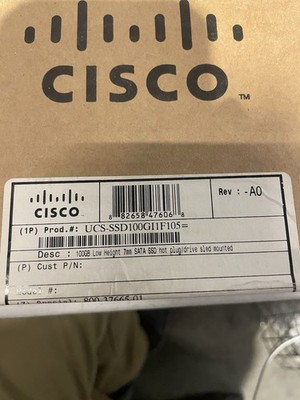 Cisco UCS-SSD100GI1F105 100GB SATA SSD 7mm Hot Plug Internal Desktop ...
