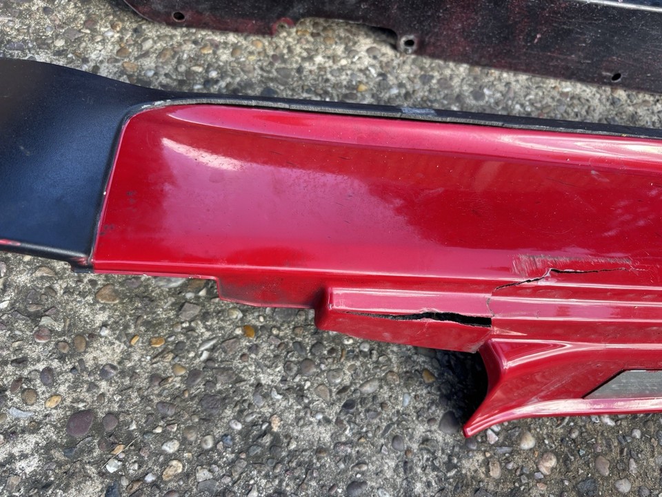 MINI COOPER S R50 R53 AERO SIDE SKIRTS RED | eBay UK