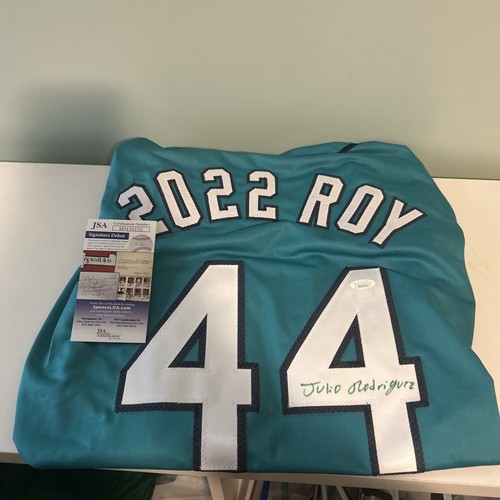 Julio Rodriguez Autographed/Signed Jersey COA Custom Jersey J-Rod 2022 ...