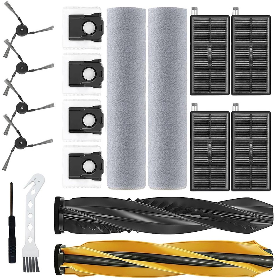 Complete For Dreame Aqua10 Ultra Track Replacement Brushes Filters Kit ...