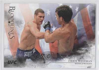 2014 Topps UFC Bloodlines Flag /148 Chris Weidman #95 | eBay