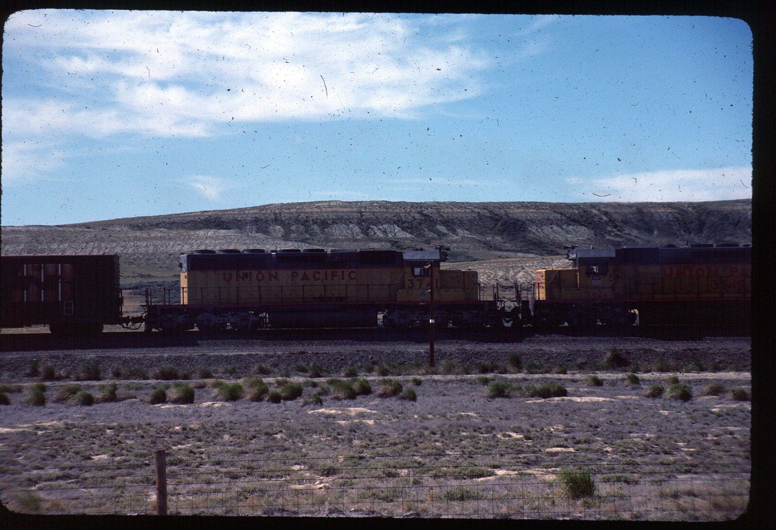 Original Rail Slide - UP Union Pacific 3741 Rock Springs WY 6-29-1982 | eBay