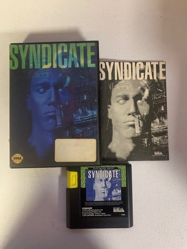 Syndicate (Sega Genesis, 1994) Cartridge, Box, And Manual CIB ...