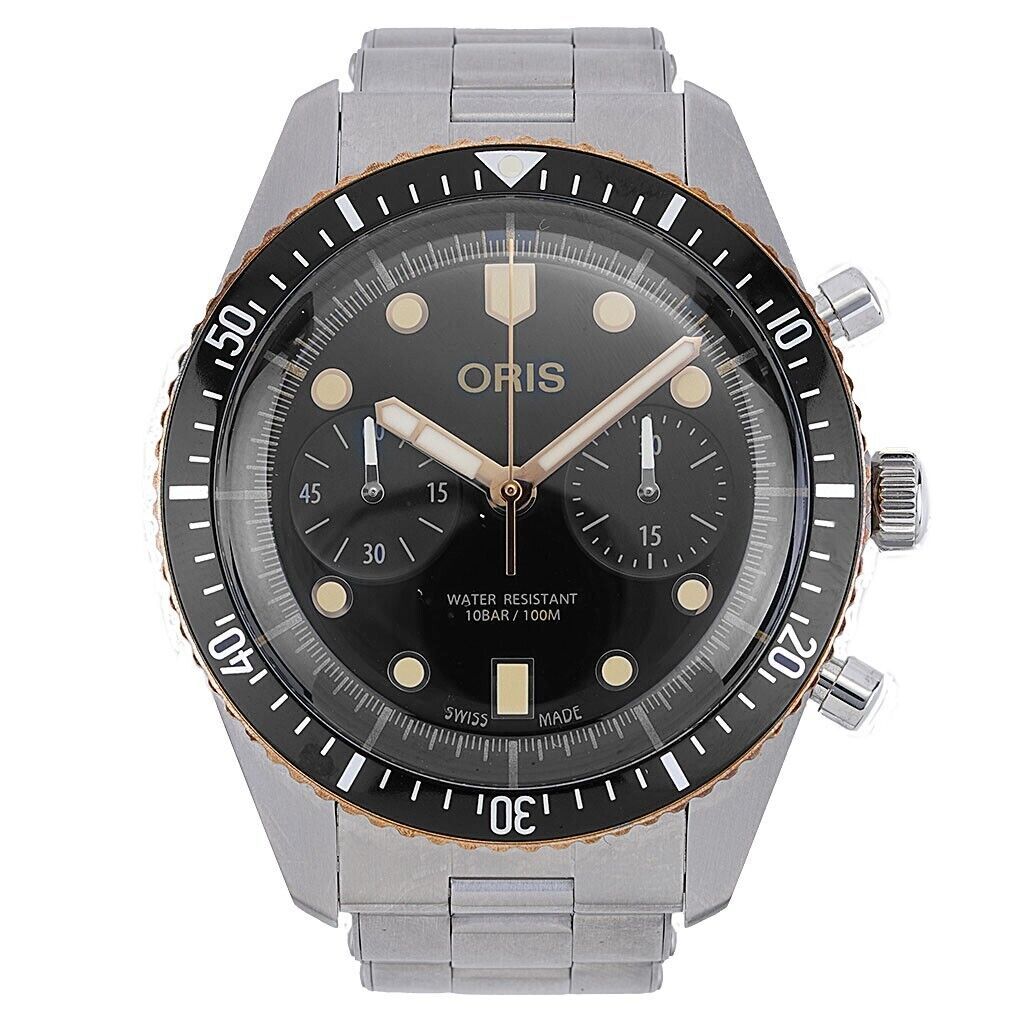 Oris Divers Men's Black Watch - 01-771-7744-4354-07-8-21-18 for sale ...