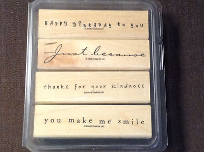 Stampin' Up! Simple Sayings II "2003" stamp set | eBay