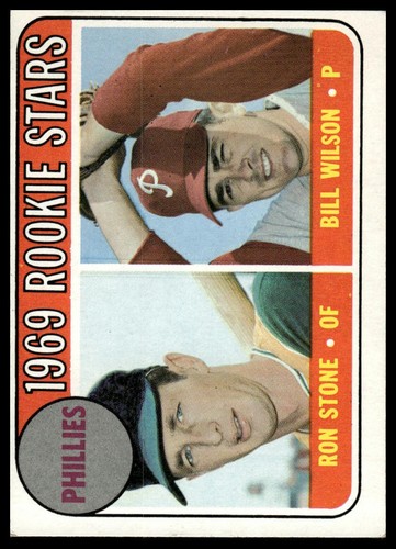 1969 Topps #576 Phillies Rookie Stars Ron Stone / Bill Wilson | eBay
