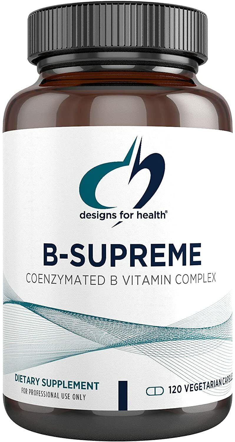 Designs for Health B-Supreme Vitamin Complex Capsules - 120 Count for ...