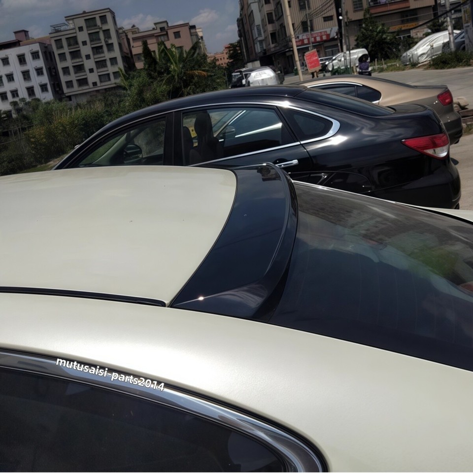 FOR 2014-2024 INFINITI Q50 GLOSS BLACK SPORT STYLE REAR WINDOW ROOF ...