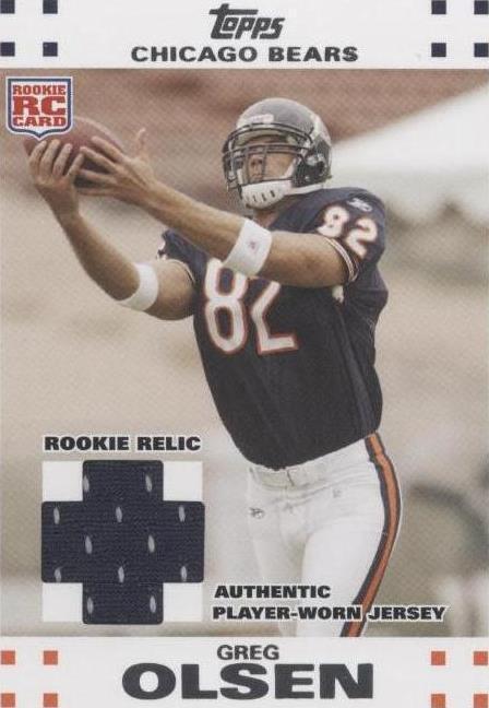 2007 Topps - Exclusive Rookies Greg Olsen #9 Relics (MEM, RC) for sale ...