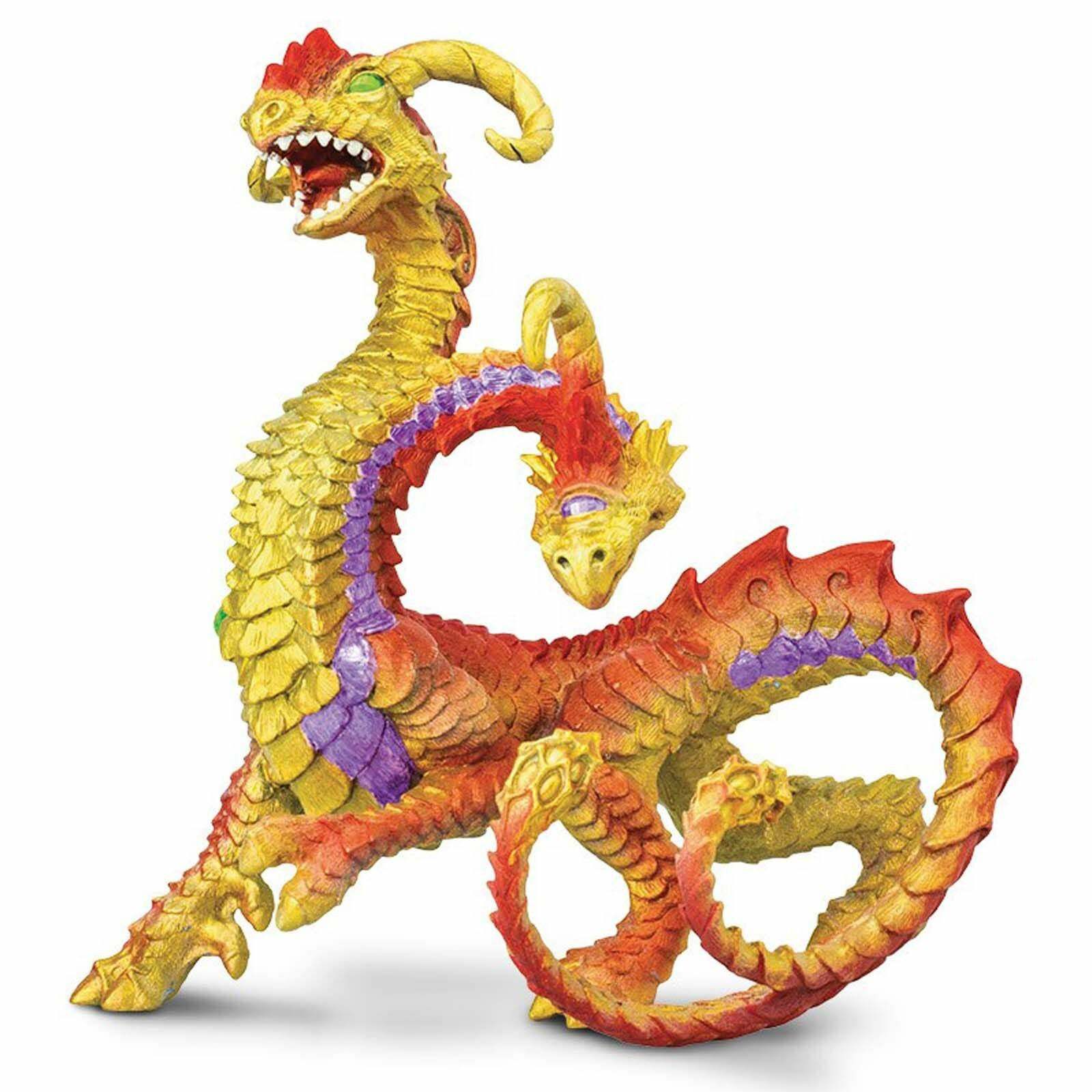 2-headed Dragon Safari Ltd # 10144 Hydra Mythical Fantasy Toy Figure ...