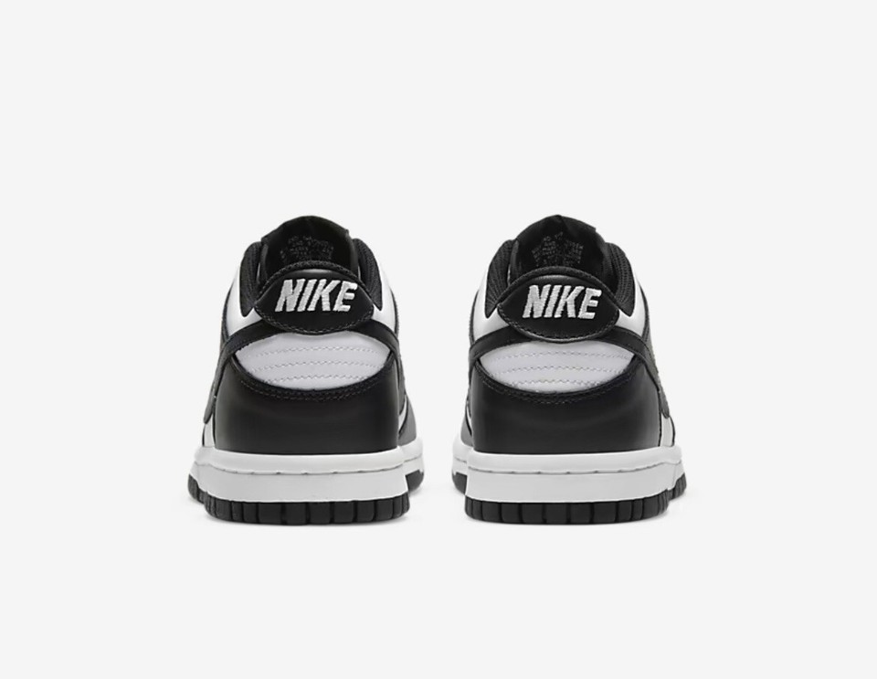 Nike Dunk Low Retro Panda Black White CW1590-100 GS Size 3.5Y/5 Wmns ...