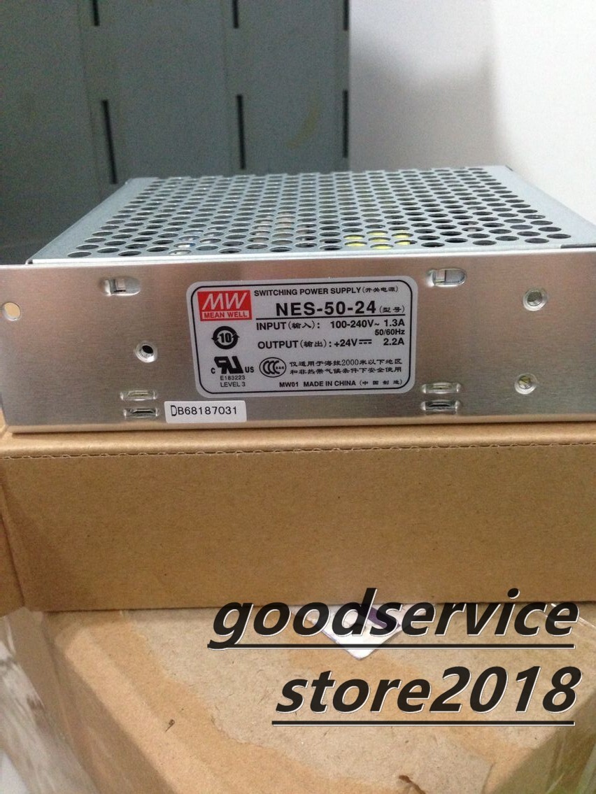 NEW MeanWell MW NES-50-24 24V 50W AC/DC PSU Single Output Switching ...