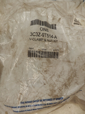 Genuine OEM Ford 3C3Z-9T514-A V-Clamp and Nut FREE SHIPPING | eBay