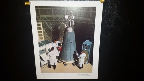 Vintage print North American Rockwell AEC SNAP 10A Space Nuclear Power ...