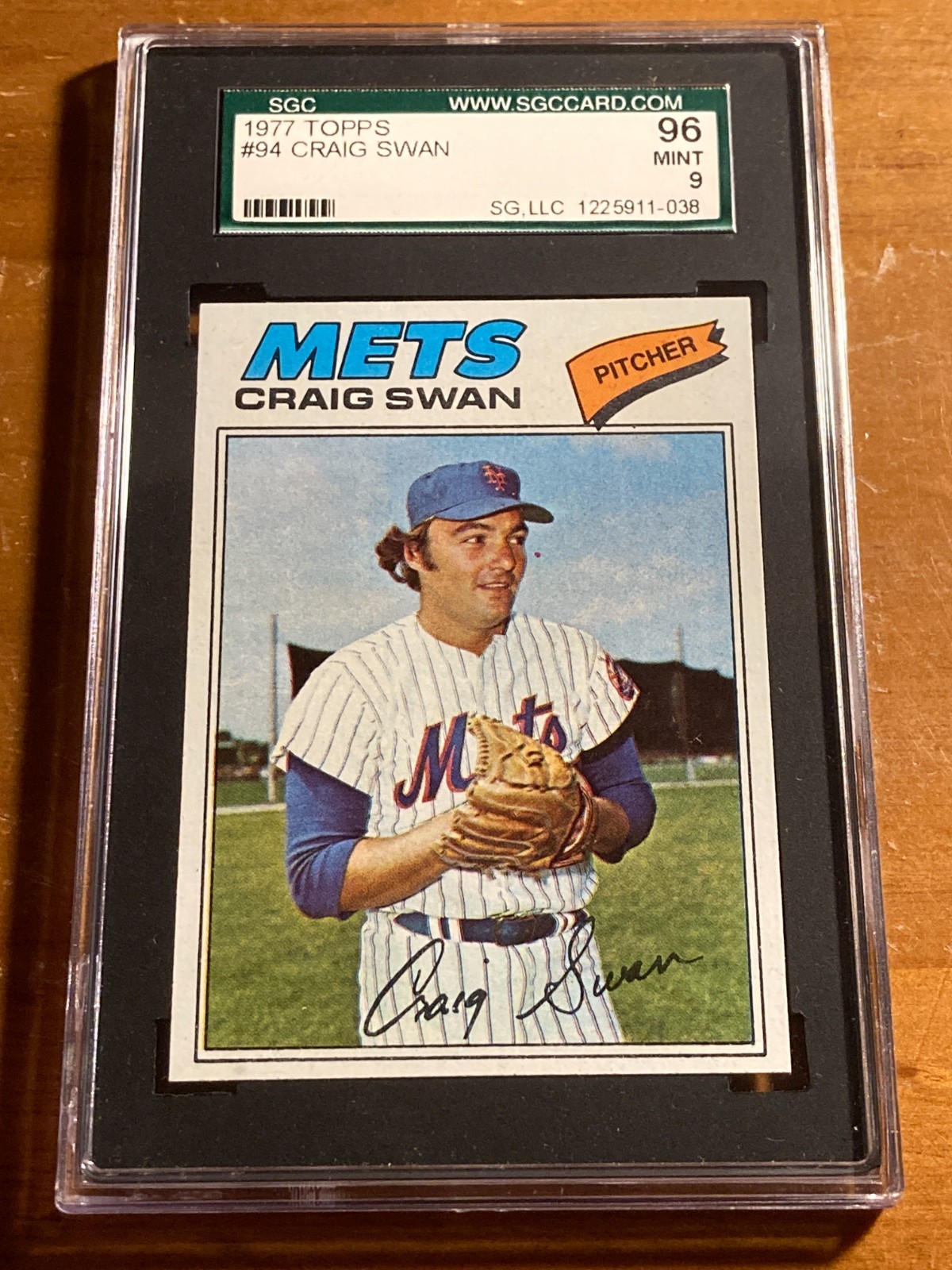 1977 Topps Craig Swan #94 SGC 9 MINT | eBay