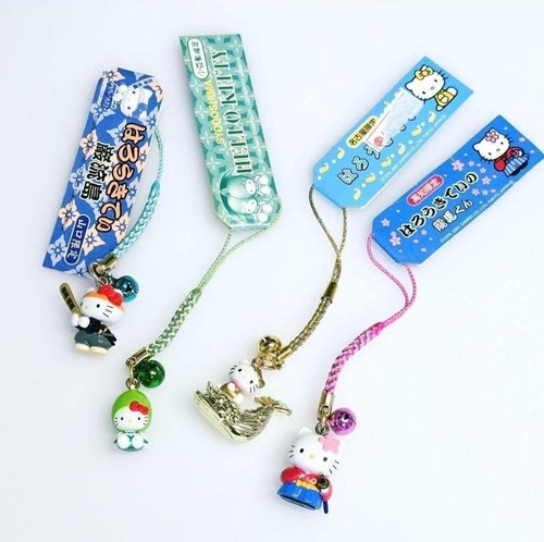 Hello Kitty Strap with Bell Set of 4 | eBay Australia