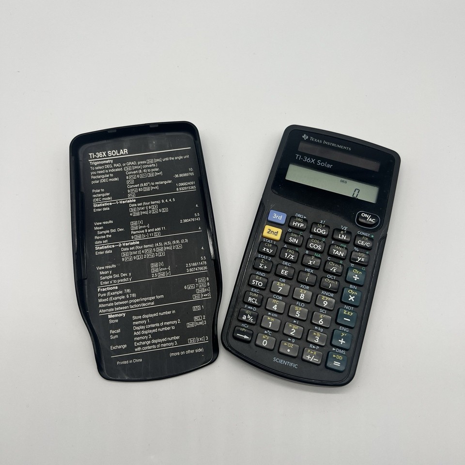 Texas Instruments TI-36X Pro Scientific Solar Powered Calculator - Used ...