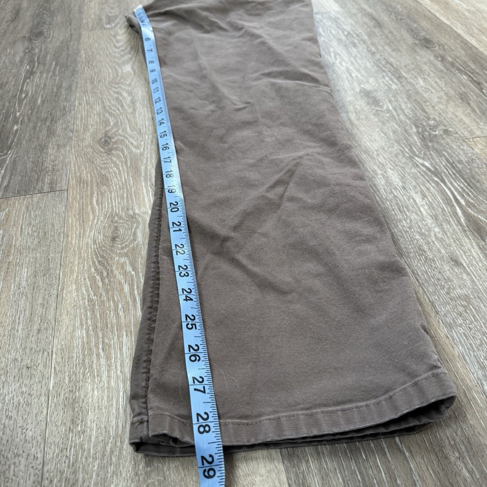 Stio Rivet Canvas Pants Brown Chino Hiking Camping Organic Cotton Mens ...