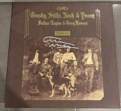 Graham Nash Hand Signed Autograph Vinyl Deja Vu Crosby Stills Music Pop ...