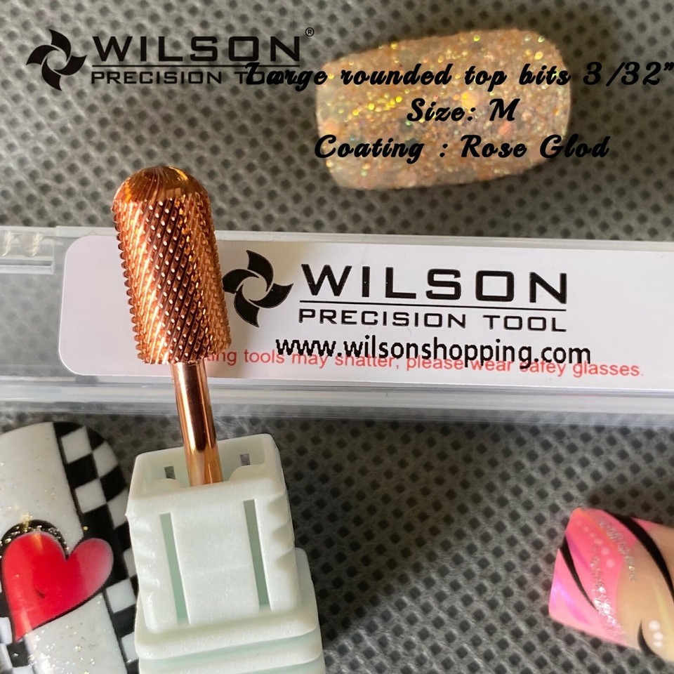 Large Barrel Rounded Top Bit - WILSON Tungsten Carbide Nail Drill Bit ...
