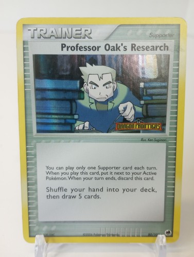 Professor Oak's Research - EX Dragon Frontiers - 80/101 - Holo Stamped ...