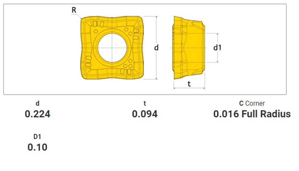 10pcs SOMT060204SK IN2505 InsertS for Quad Twist Drill for Steel ...