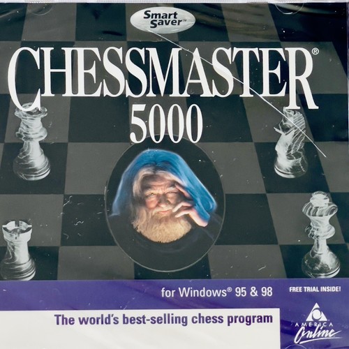 NEW Chessmaster 5000 Vintage PC Video Chess Game Windows 95 CD Sealed ...