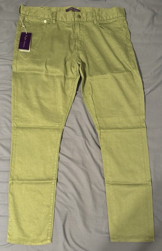 Ralph Lauren Purple Label Green Slim Fit Denim | eBay