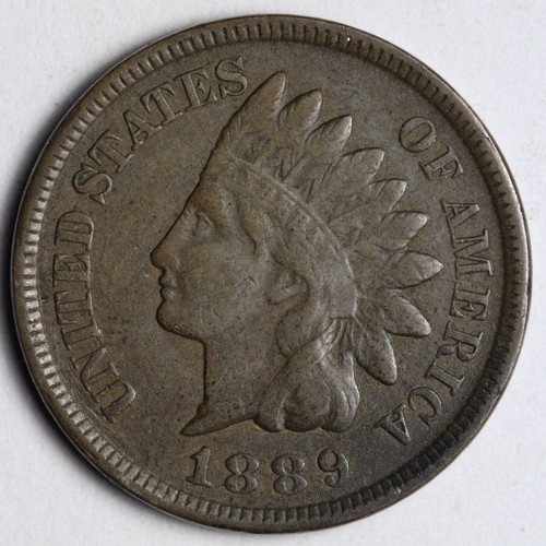 1889 Indian Head Cent Penny VF E164 T | eBay
