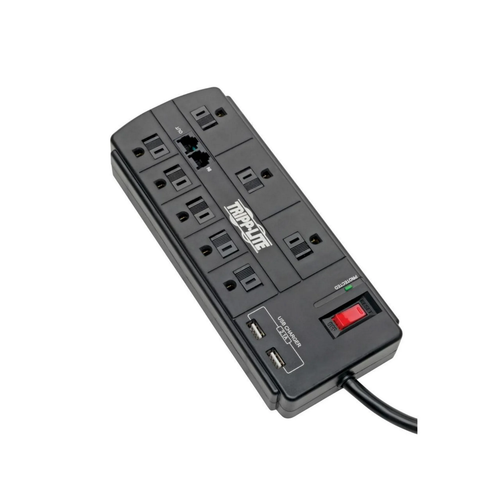 TRIPP LITE USB Charging Computer Surge Protector (TLP88TUSBB) - Black | eBay