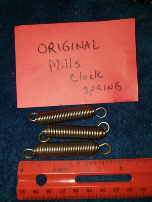 (3) MILLS ORIGINALL CLOCK SPRINGS ANTIQUE SLOT MACHINE MADE IN THE U.S ...