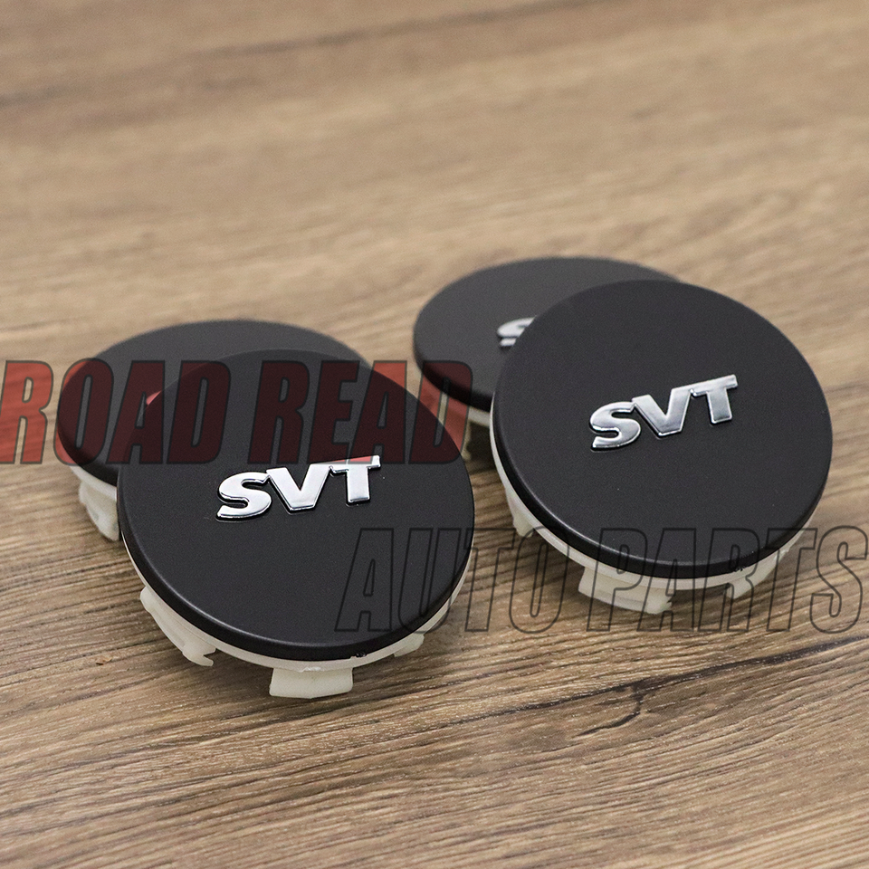 2.5 Inch 65mm FOR SVT Wheel Rim Center Caps Black Chrome 2M5Z-1130-AA ...