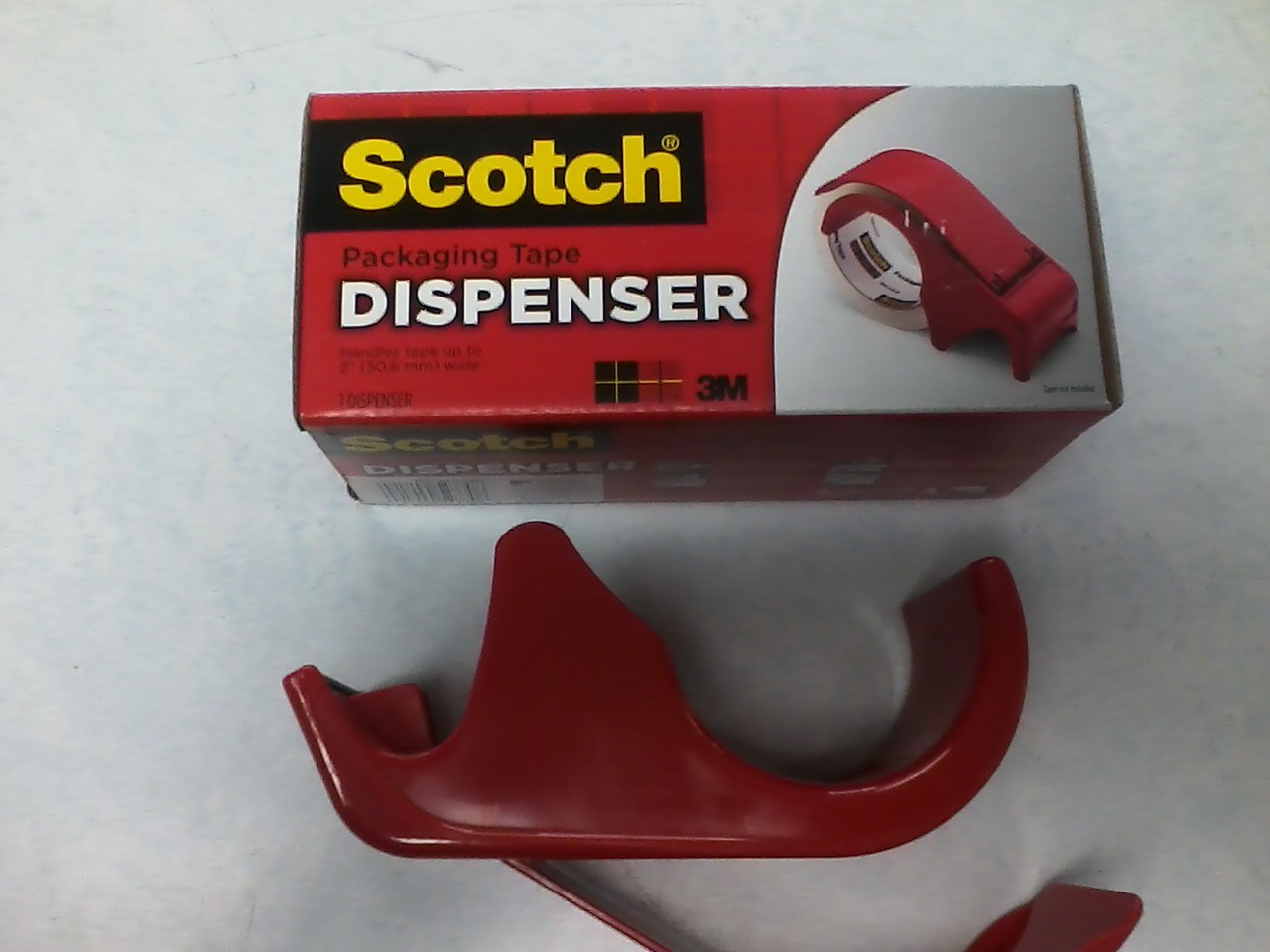 3M Scotch Handheld 2" Packaging Tape Dispenser - DP300RD Box Tape ...