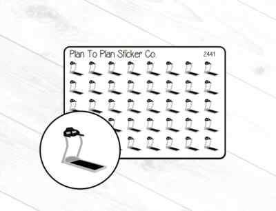 2441~~Treadmill Planner Stickers. | eBay