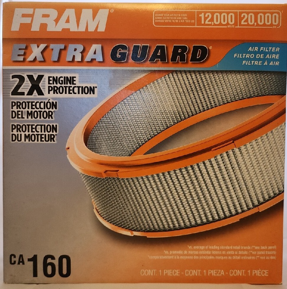Fram CA160 - Air filter cross reference