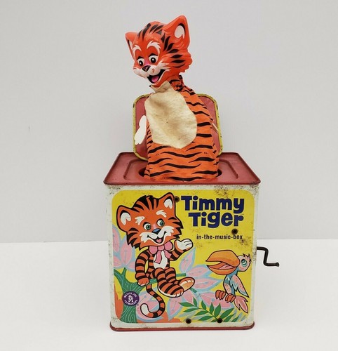 Timmy Tiger In-The-Music-Box - Matty Mattel - Vintage | eBay