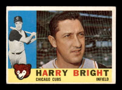 1960 Topps #277 Harry Bright VG/VGEX X2612492 | eBay