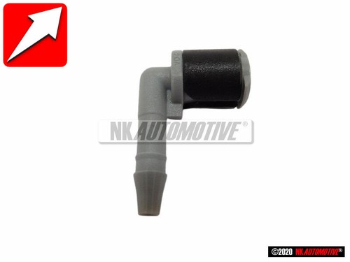 Genuine VW Windshield Washer Pump Connector Elbow Fitting - 1J0955665H ...