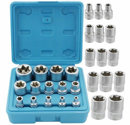 14PC 1/2 3/8 1/4 DR TORX E SOCKET E4 E5 E6 E7 E8 E10 E11 E12 E14 E16 E18 E20 E24 | eBay UK