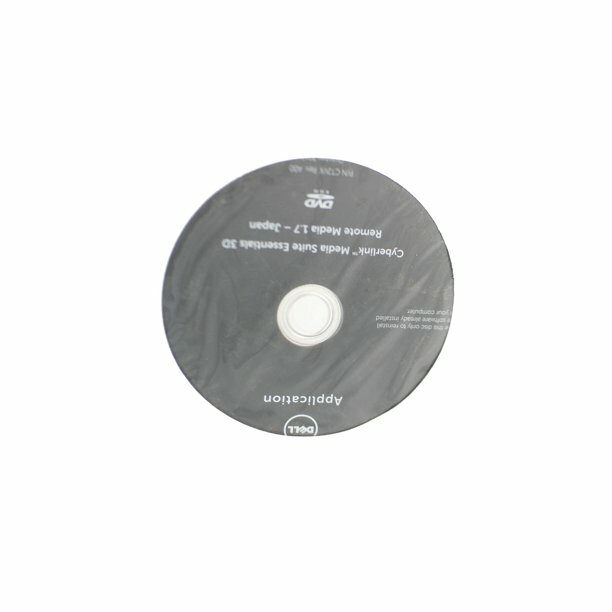 Dell Cyberlink Media Suite Essentials DVD Disk Kit Black 179Y5 0179Y5 ...