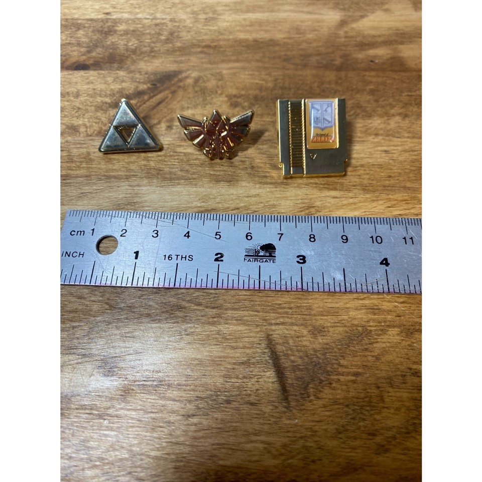 SET of x3 Zelda Pins - Metal Pin Back - Nintendo | eBay