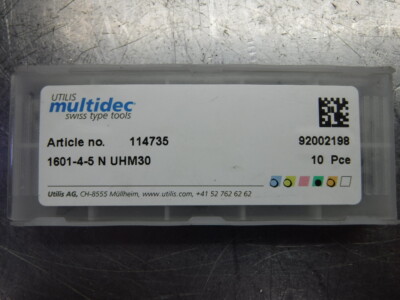 UTILIS Multidec Carbide Inserts QTY10 1601-4-5 N UHM30 (LOC3628B) | eBay