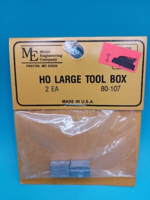 MICRO ENGINEERING HO SCALE LARGE TOOL BOX (2) PACK | eBay