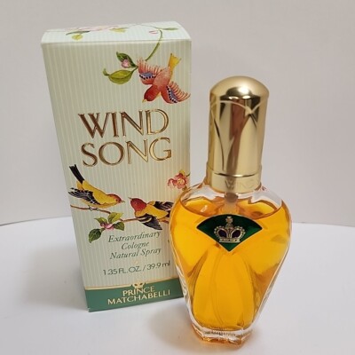 Wind Song Cologne Natural Spray 1.35 fl oz New bottle in box Prince ...