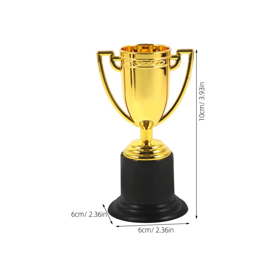 6 Pcs Children's Trophies Trophy for Quiz Competition Golden Award ...