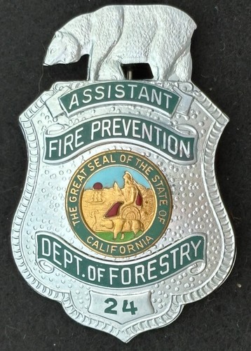 California Division of Forestry CDF 1971-1977 - Rare Asst. Fire ...