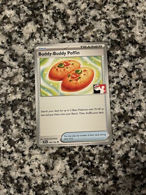 Buddy-Buddy Poffin Pokemon Play Series 5 Non-Holo Stamp Promo 144/162 ...
