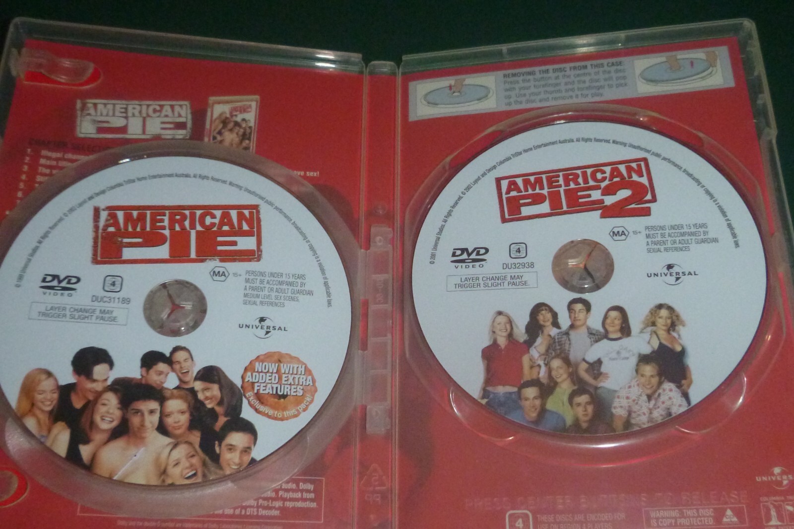 American Pie/ American Pie 2 DVD (2 Disc Collectors Pack) VGC | eBay ...